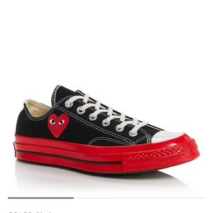 converse play | Shoes | Nwt Comme Des Garcons Play Converse Unisex Red ...